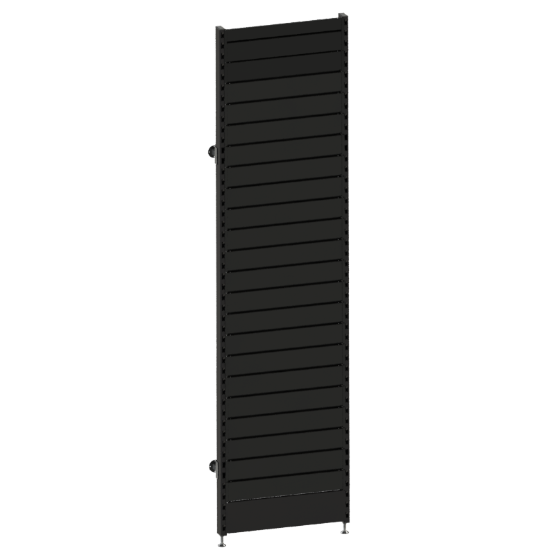 Modular Wall Bay – Single Post – Slat Wall